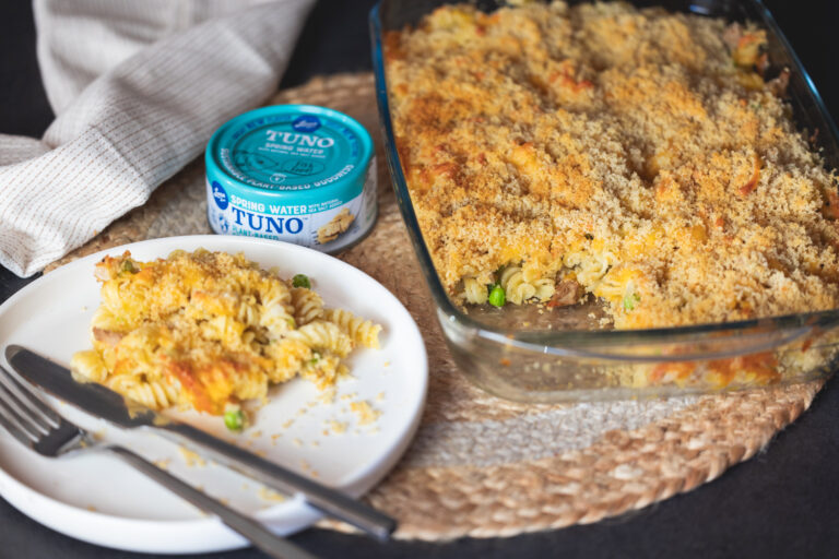 Tuna Casserole Made Fishless with TUNO - Plant Based Pantry